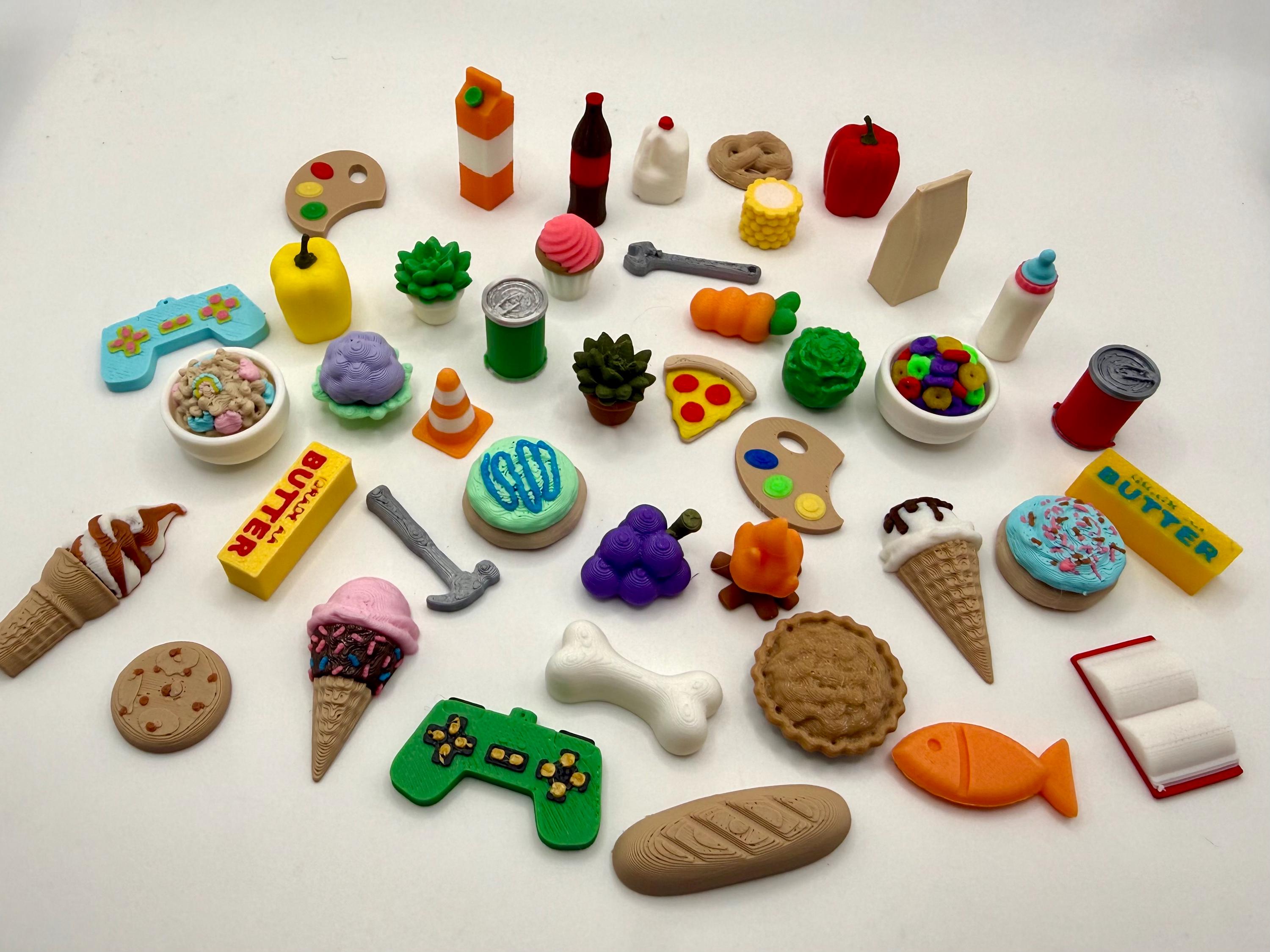 Mini Food and Accessories - Desk Pet Accessories - Mini Toys - Etsy