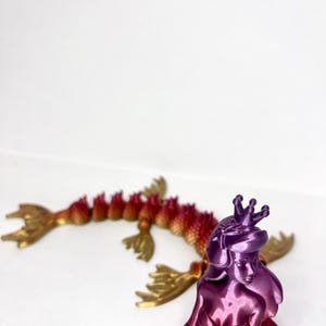 3D Printed Articulated Mermaid - Etsy UK