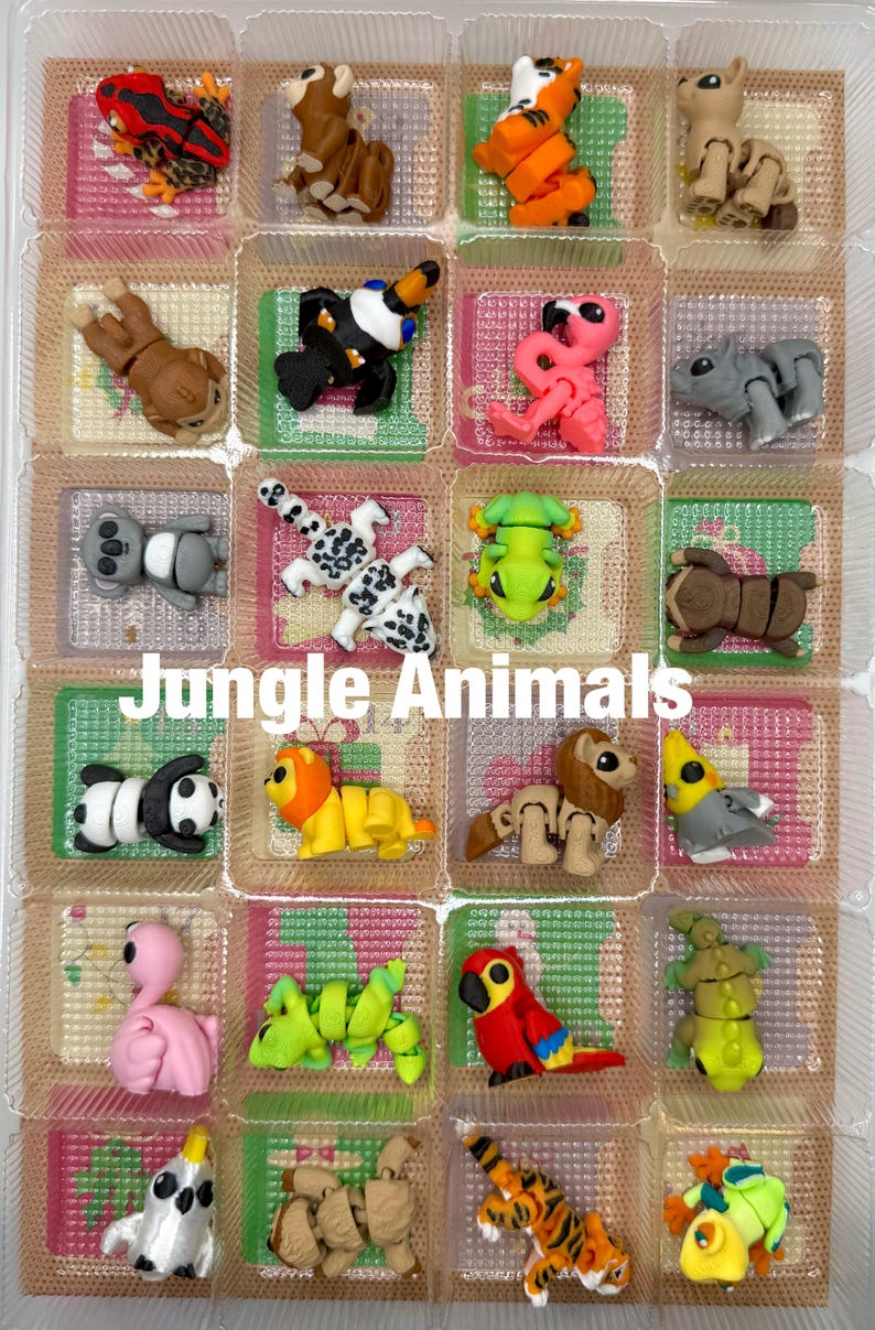 Themed Advent Calendar for Christmas Filled With Mini Animals ...