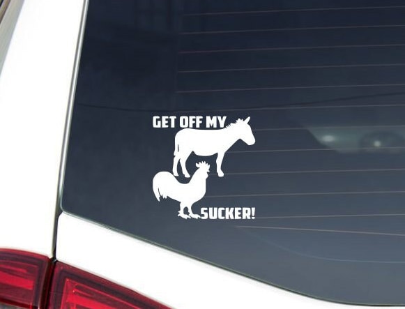 Get off My Ass Decal - Etsy