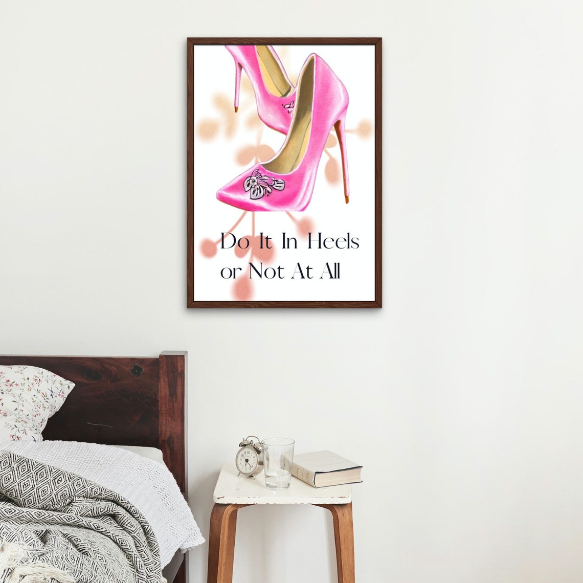 4 Piece High Heel Printable Wall Art Set- Fashion Art, Shoe Lover ...
