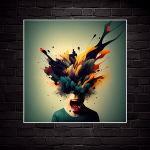 Crazy / Anxiety / Depression Series #1 - Etsy