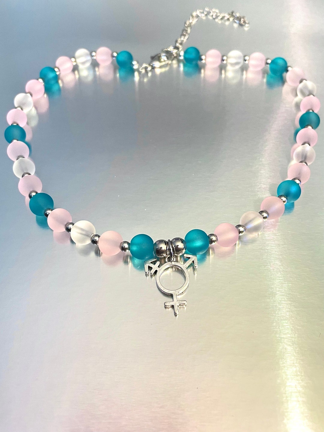 Trans Symbol Necklace - Etsy