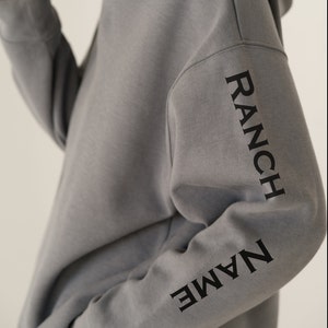 Cattle Brand Sweatshirt, Support Your Local Ranchers, Custom Ranch Name ...