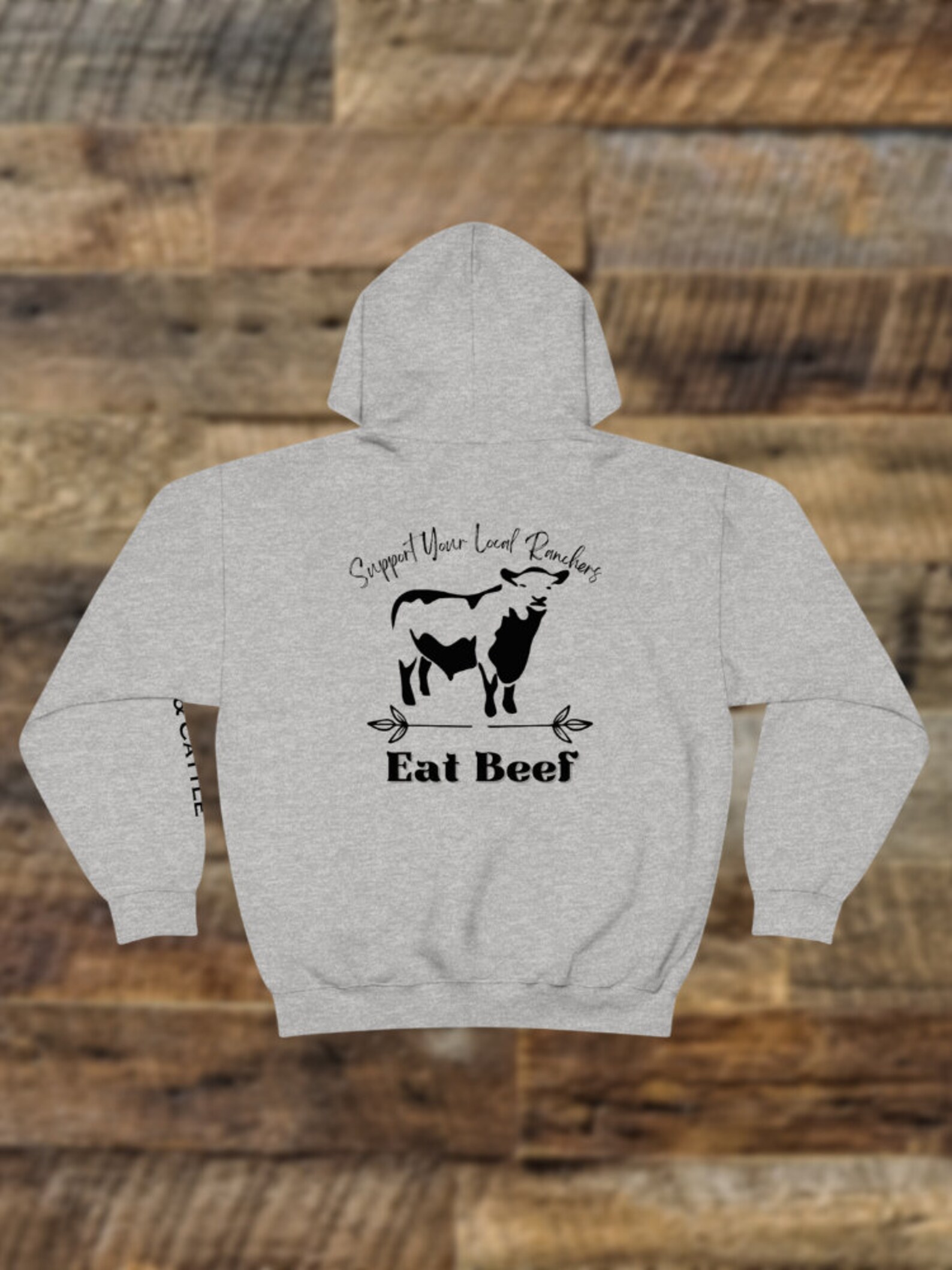 Cattle Brand Sweatshirt, Support Your Local Ranchers, Custom Ranch Name ...