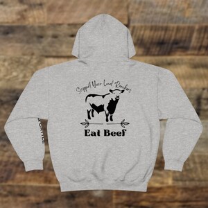 Cattle Brand Sweatshirt, Support Your Local Ranchers, Custom Ranch Name ...