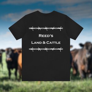 Custom Ranch Name & Brand T-shirt, Personalized Livestock Brand ...