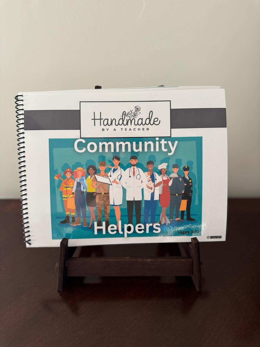 Community Helpers Fully Assembled Activity Book for Ages 3-5 ...