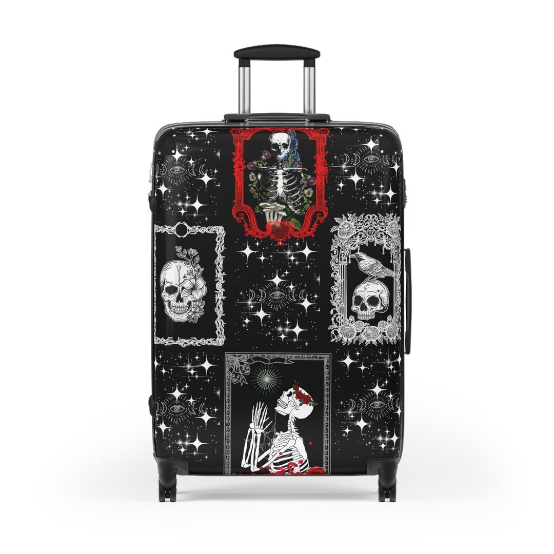 Skeleton Goth Suitcases - Etsy