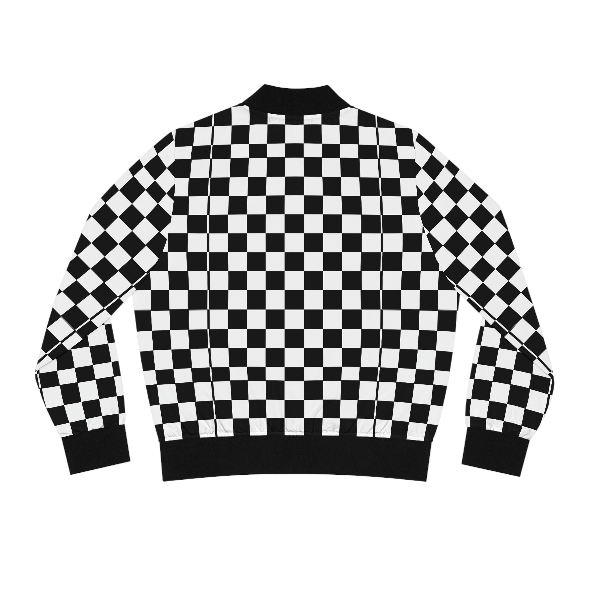 Checkered Women's Bomber Jacket sold by Hesther Silky Swordfish | SKU ...