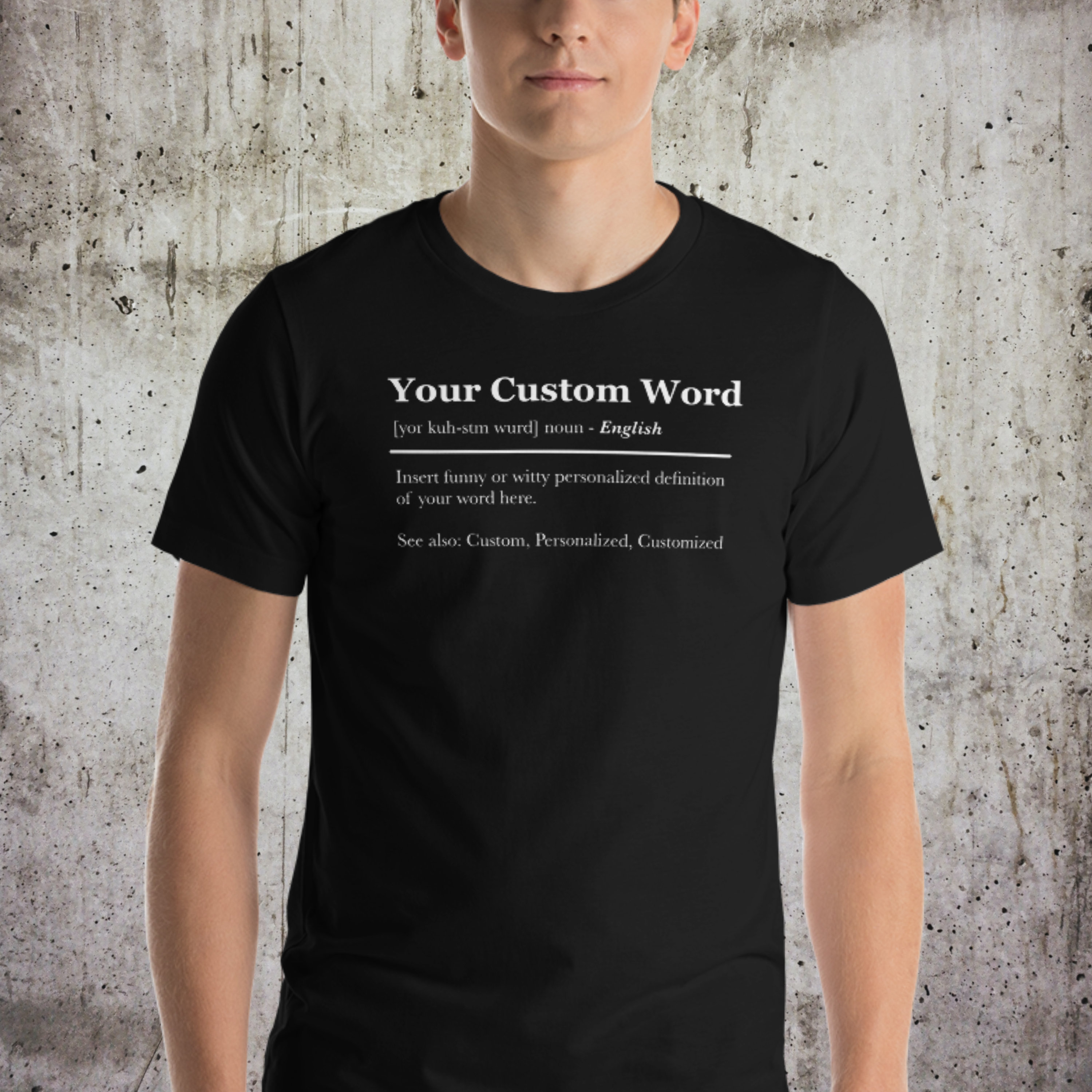 Custom Definition Shirt, Custom Dictionary Shirt, Personalized Word ...