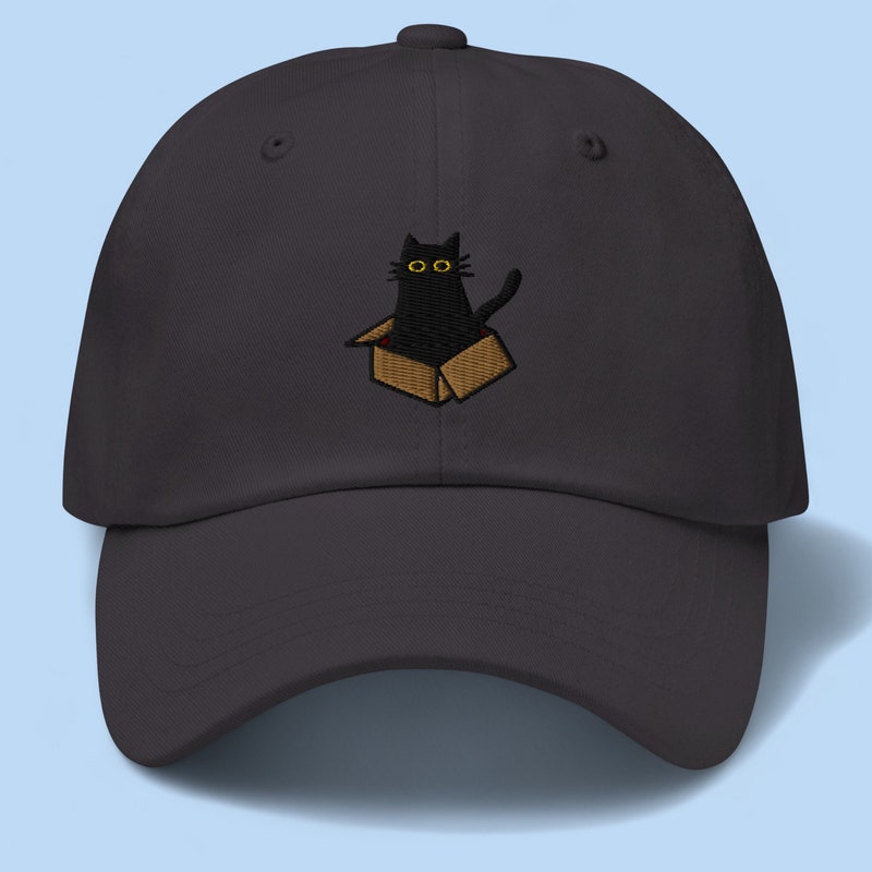 Black Cat Hat - Etsy