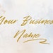 Business Name Desktop Wallpaper: Customizable PNG File (digital ...