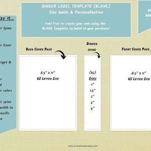 Binder Cover Sets Binder Cover Page Binder Labels Binder Spine Label ...