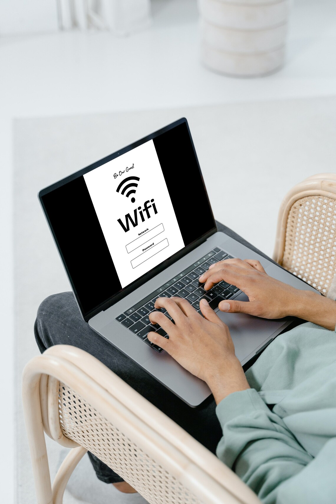 Wifi Password Display Guest Wifi Sign Printable Wifi Password Template ...
