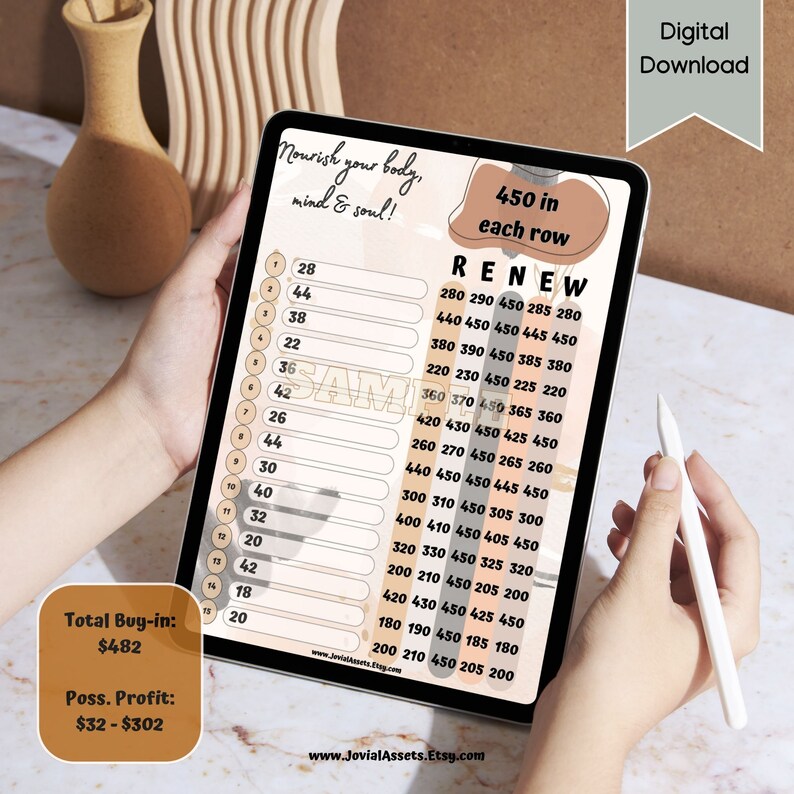 Bingo Board Aesthetic Minimalist Theme Digital Bingo Board - Etsy