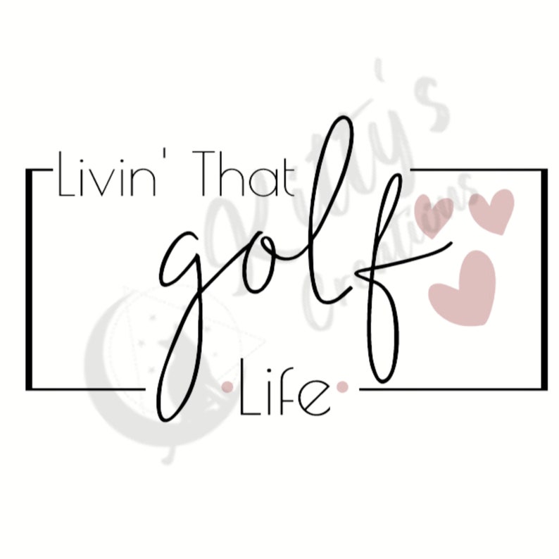 Golf Life *digital Download* Png File - Etsy