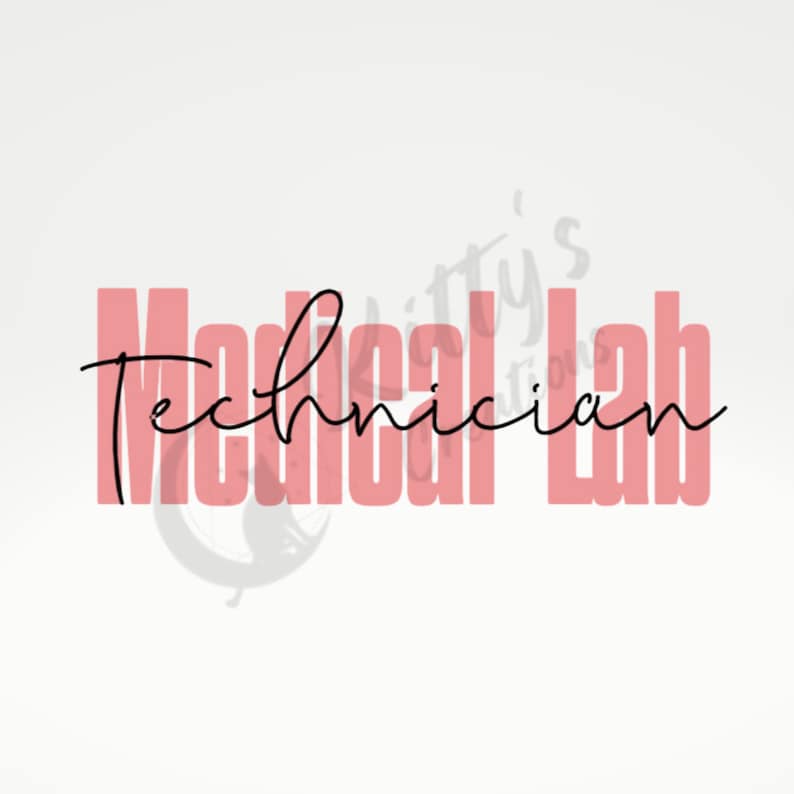 Medical Lab Technician *digital Download* PNG Sublimation File - Etsy