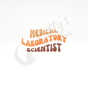 Retro Medical Lab Scientist PNG File digital Download - Etsy