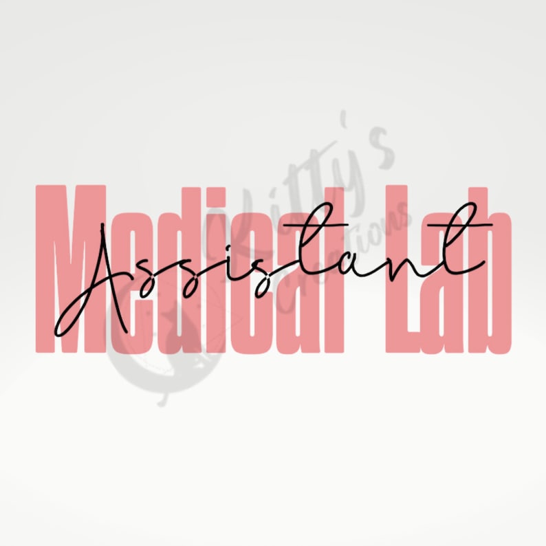 Medical Lab Assistant *digital Download* PNG Sublimation File - Etsy