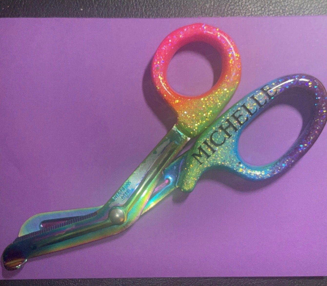 5.5 Glitter Trauma Shears-scissors Personalized EMT - Etsy
