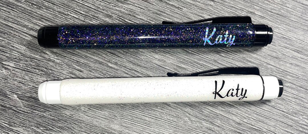 Pen Light With Clip Glitter Personalized EMT Nurse Vet Tech - Etsy