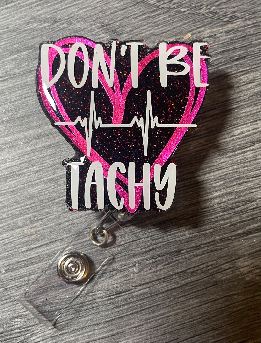Don’t Be Tachy Cardiac Cardiology Cardio Badge Reel - Etsy