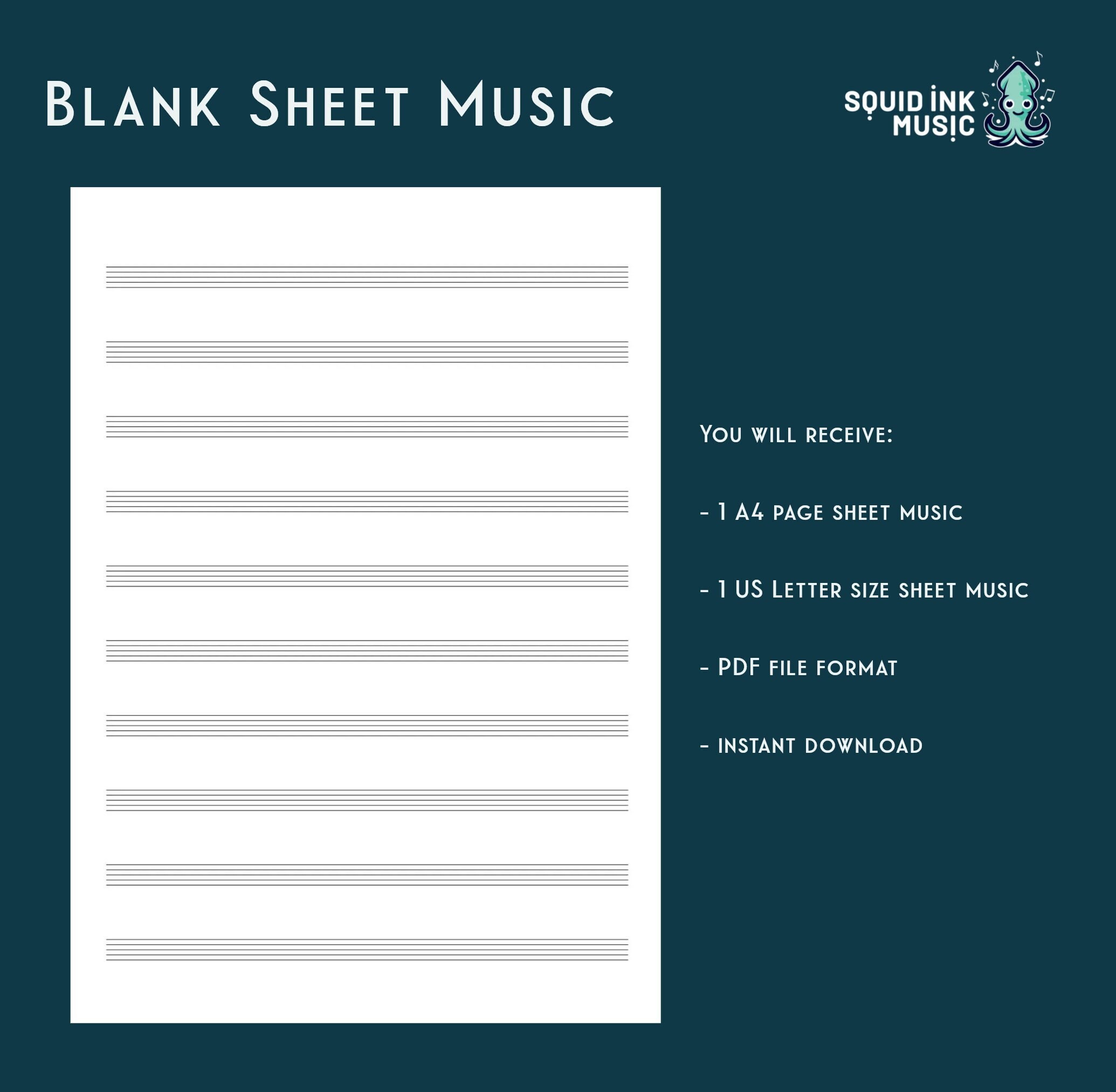 Blank Manuscript - Etsy