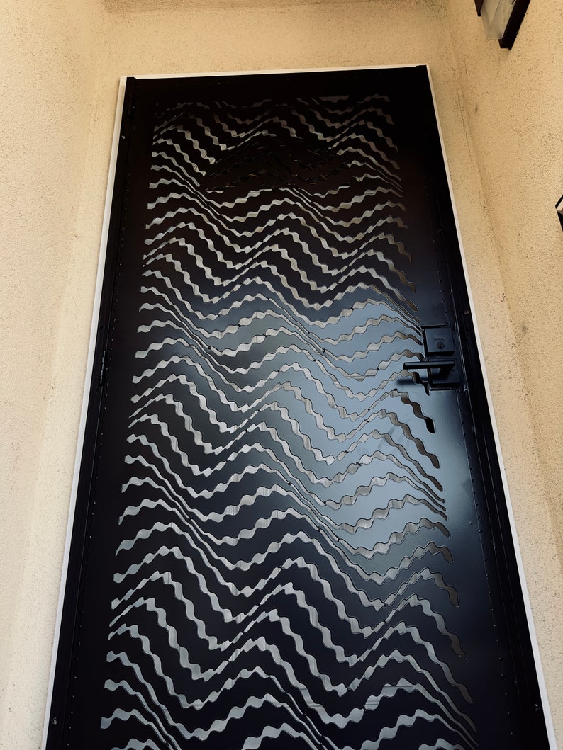Personalized Entry Metal Door | Decorative Laser Cut | Custom Designed ...