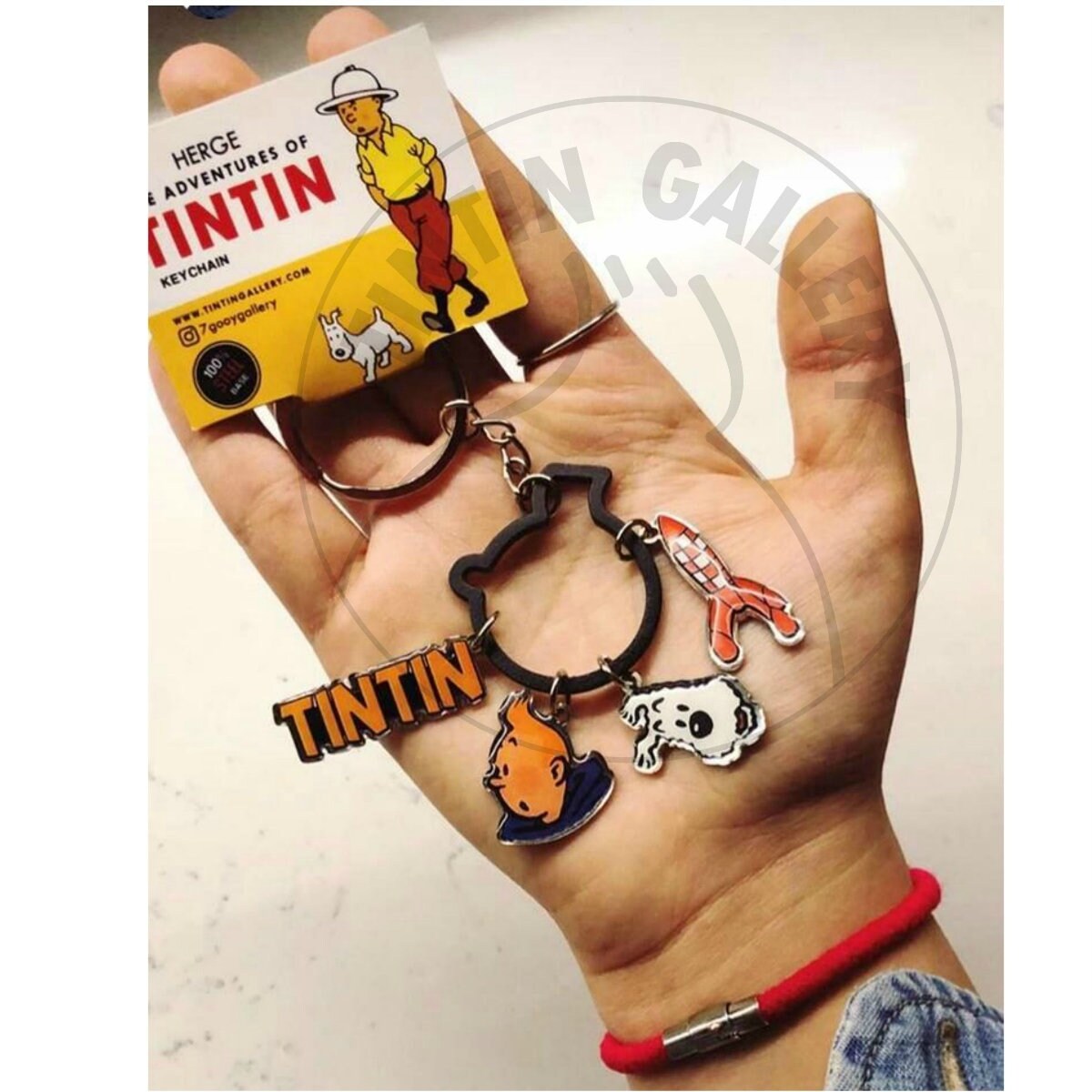 TINTIN Key Chain 5 Pieces Key Ring - Etsy