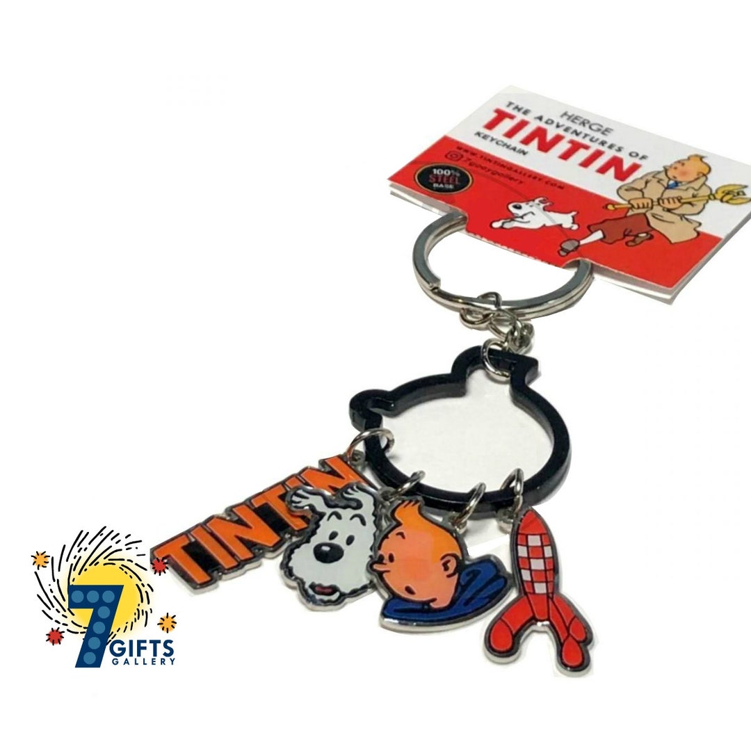TINTIN Key Chain 5 Pieces Key Ring - Etsy