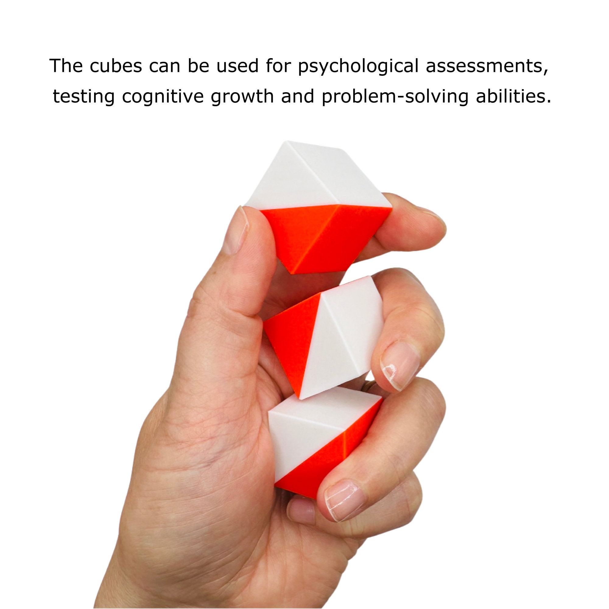 IQ Test Cubes coral Red Version Study for Block-design Test and ...