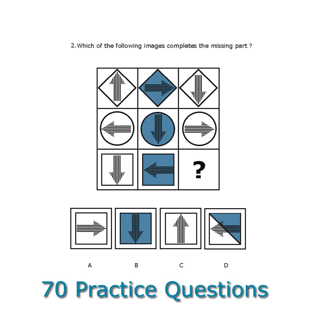 Logical Reasoning Test 2 70 Practice IQ Questions, IQ Test, Test ...