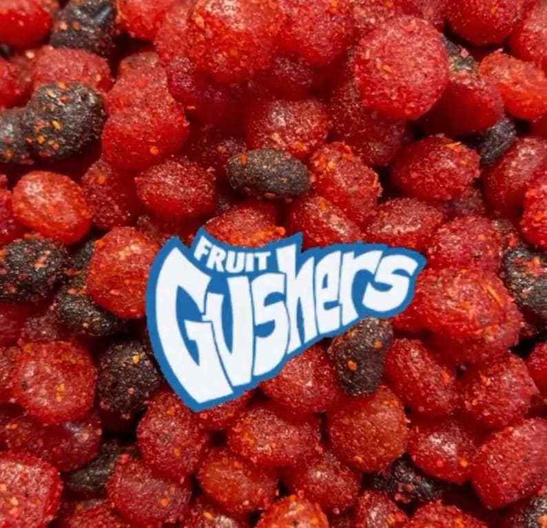 Chamoy and Tajin Fruit Gushrs Gummies Dulces Enchilados Gusher Candy - Etsy