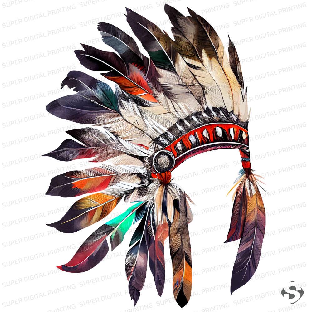Colorful Native American Feather Headdress - War Bonnet - Etsy