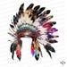 Colorful Native American Feather Headdress - War Bonnet - Etsy