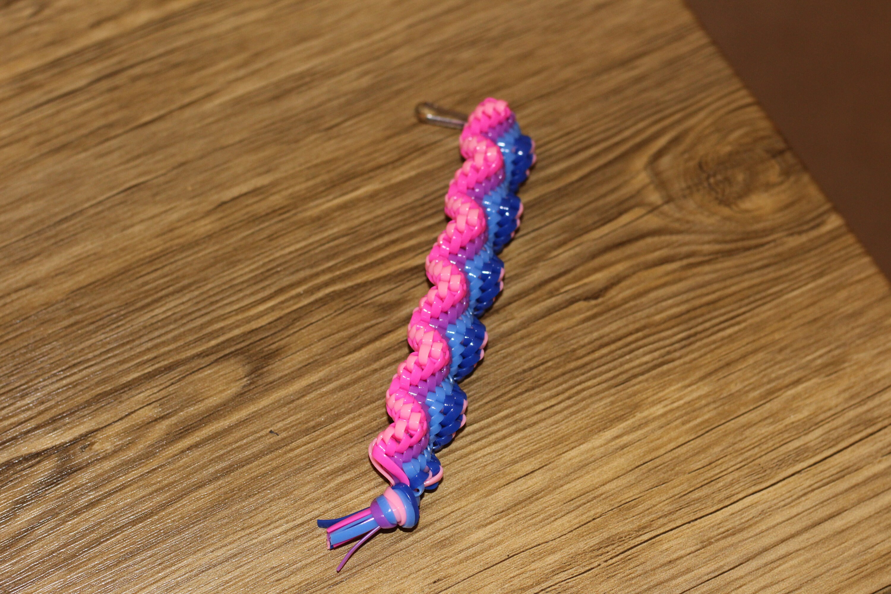 Gimp (plastic Thread) Keychain - Zig-zag Stitch - Etsy