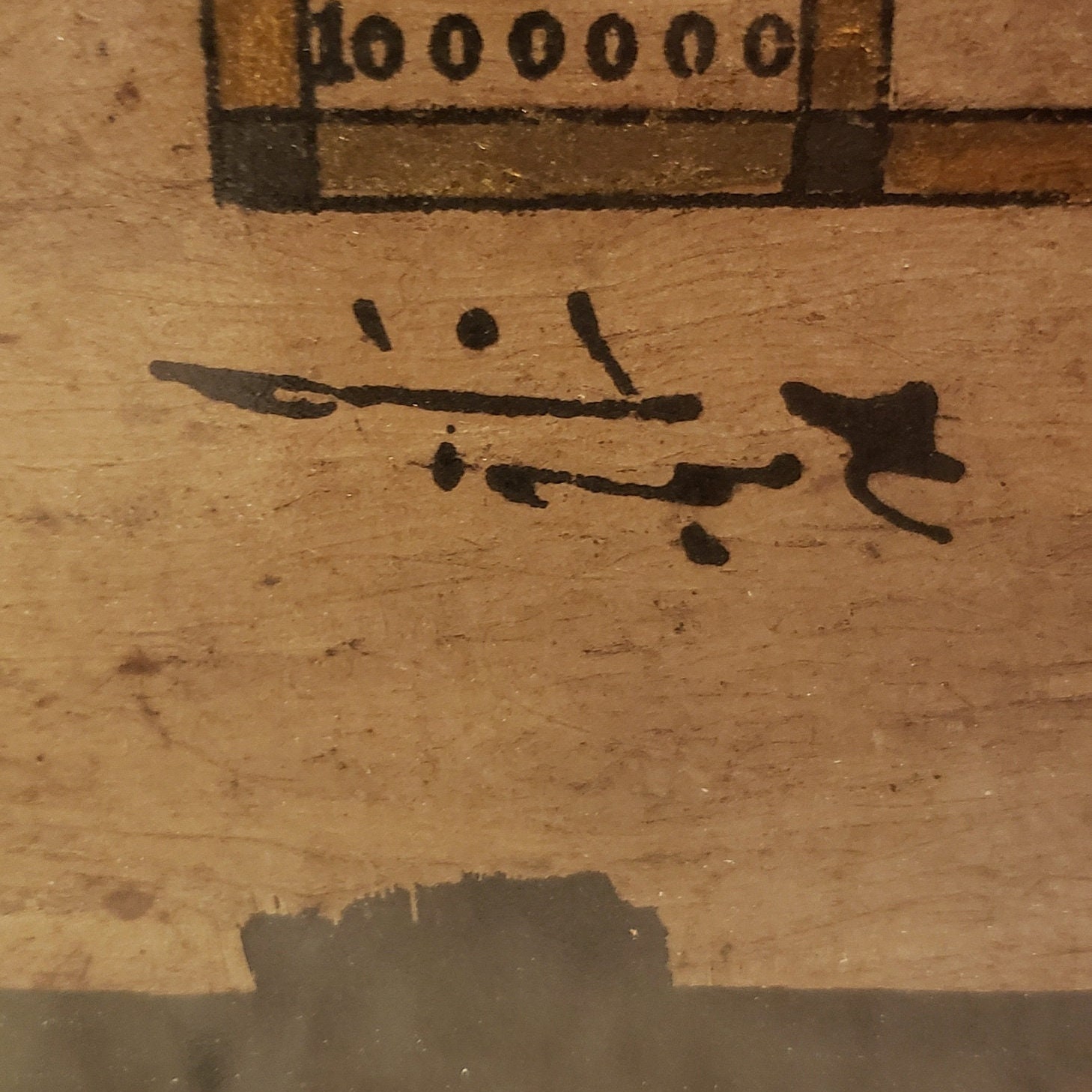 Authentic Hand Painted Egyptian Papyrus of Hieroglyphic Alphabet and ...