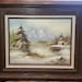 W. Newman Winter Landscape Oil Painting - Etsy