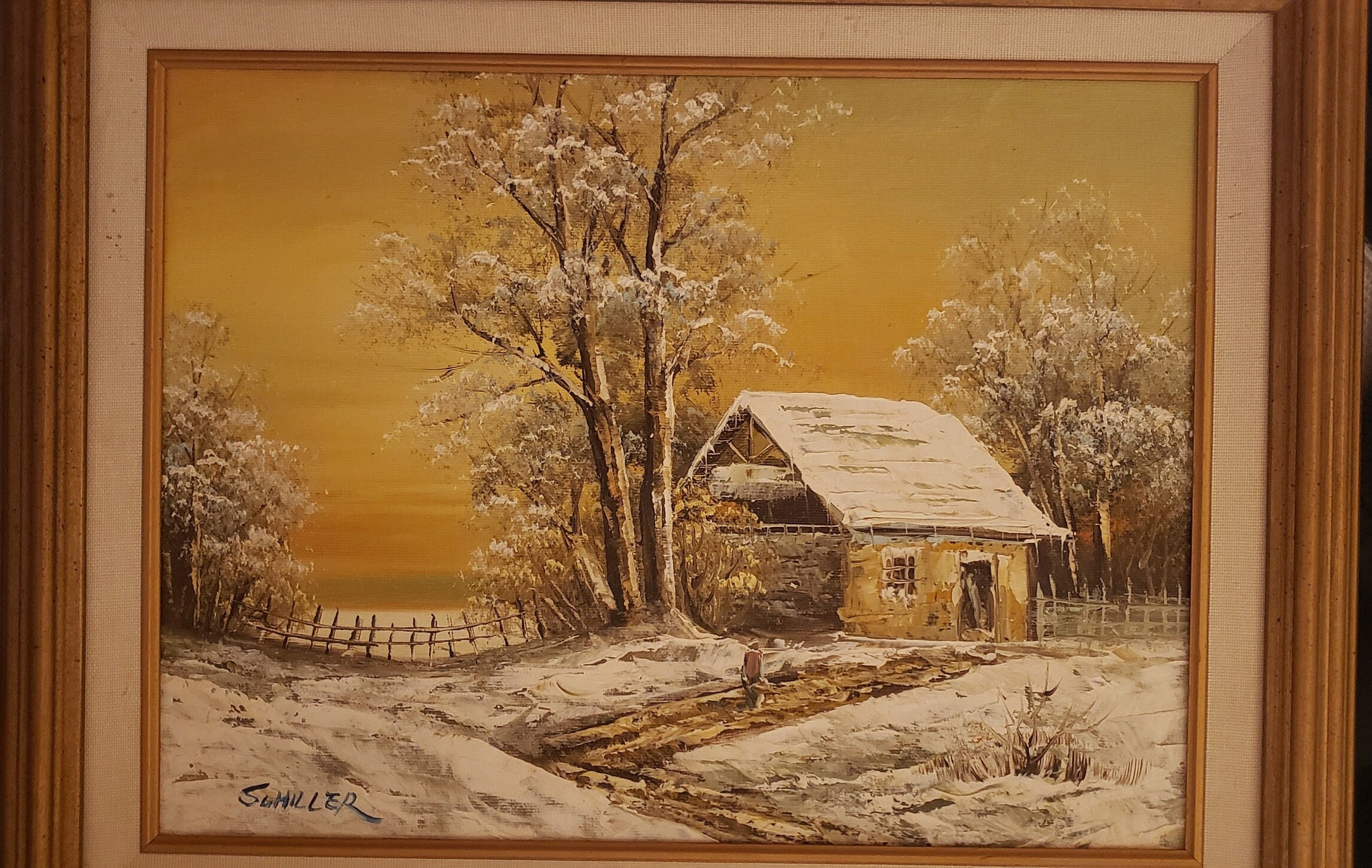 Schiller Hand Painted Original Numbered Oil Painting W/ Certification ...