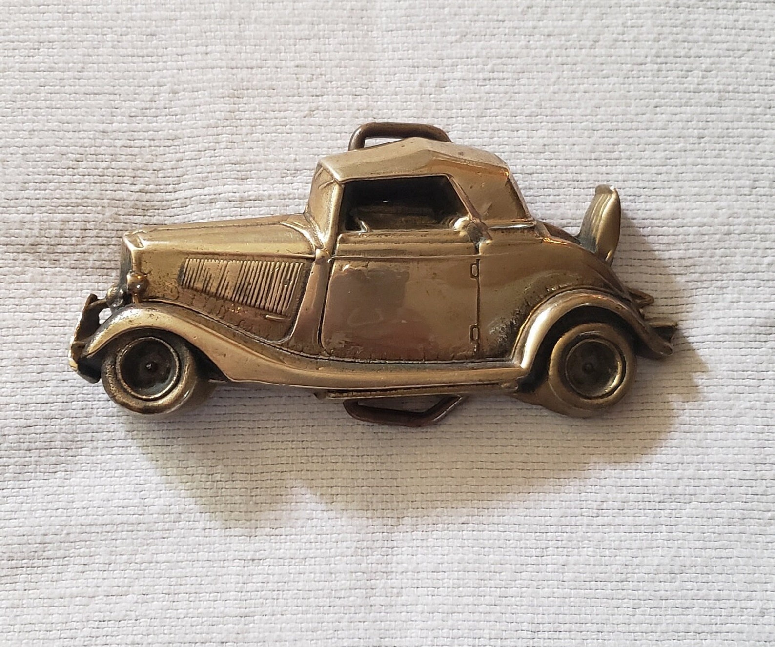 1978 Solid Brass Baron Belt Buckle Made in Taiwan (antique Car) - Etsy
