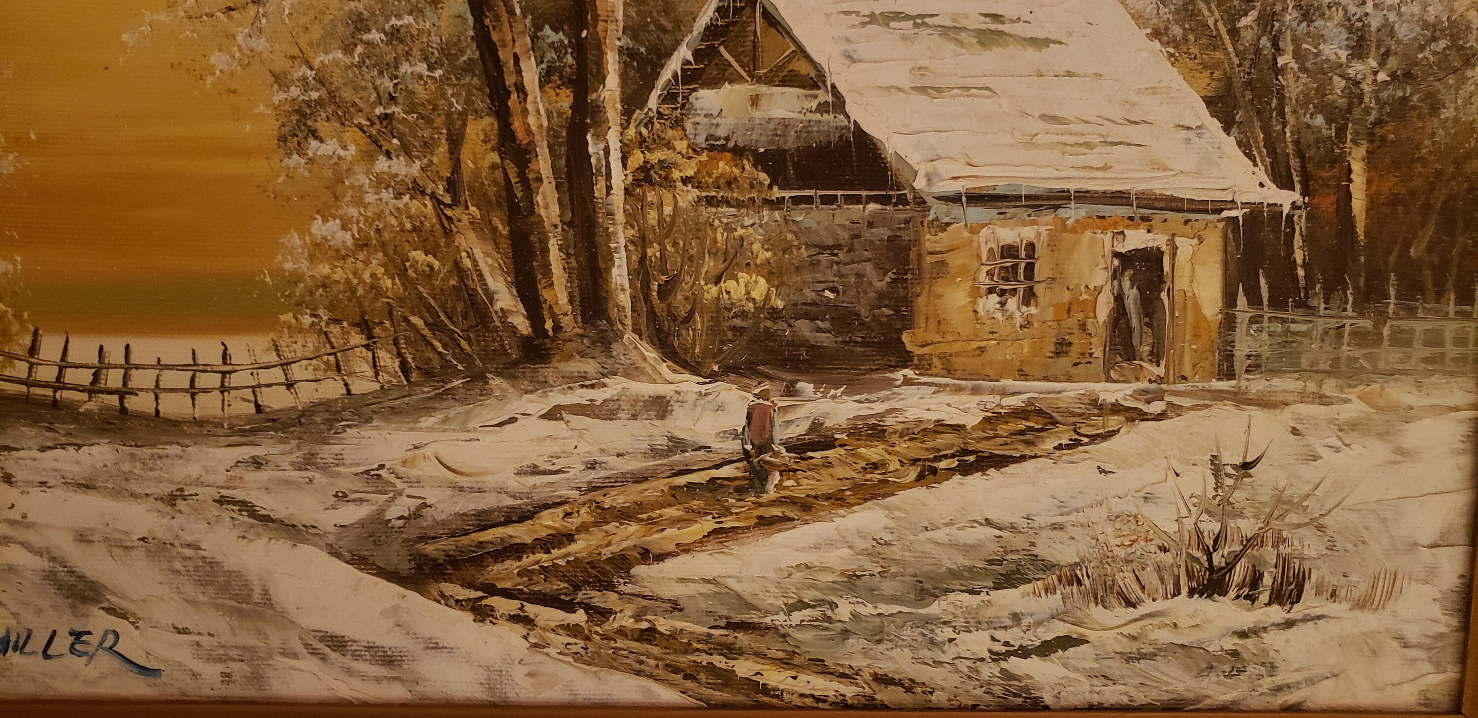 Schiller Hand Painted Original Numbered Oil Painting W/ Certification ...