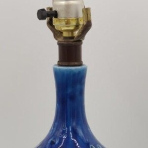 1950's Drip Lava Glaze Cutout Ceramic Lamp - Etsy