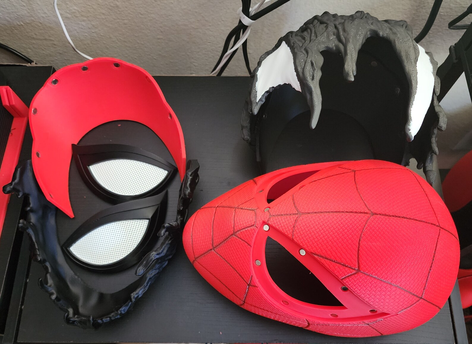 Spider-man Becoming Venom 3D Printed Helmet - Etsy