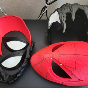 Spider-man Becoming Venom 3D Printed Helmet - Etsy