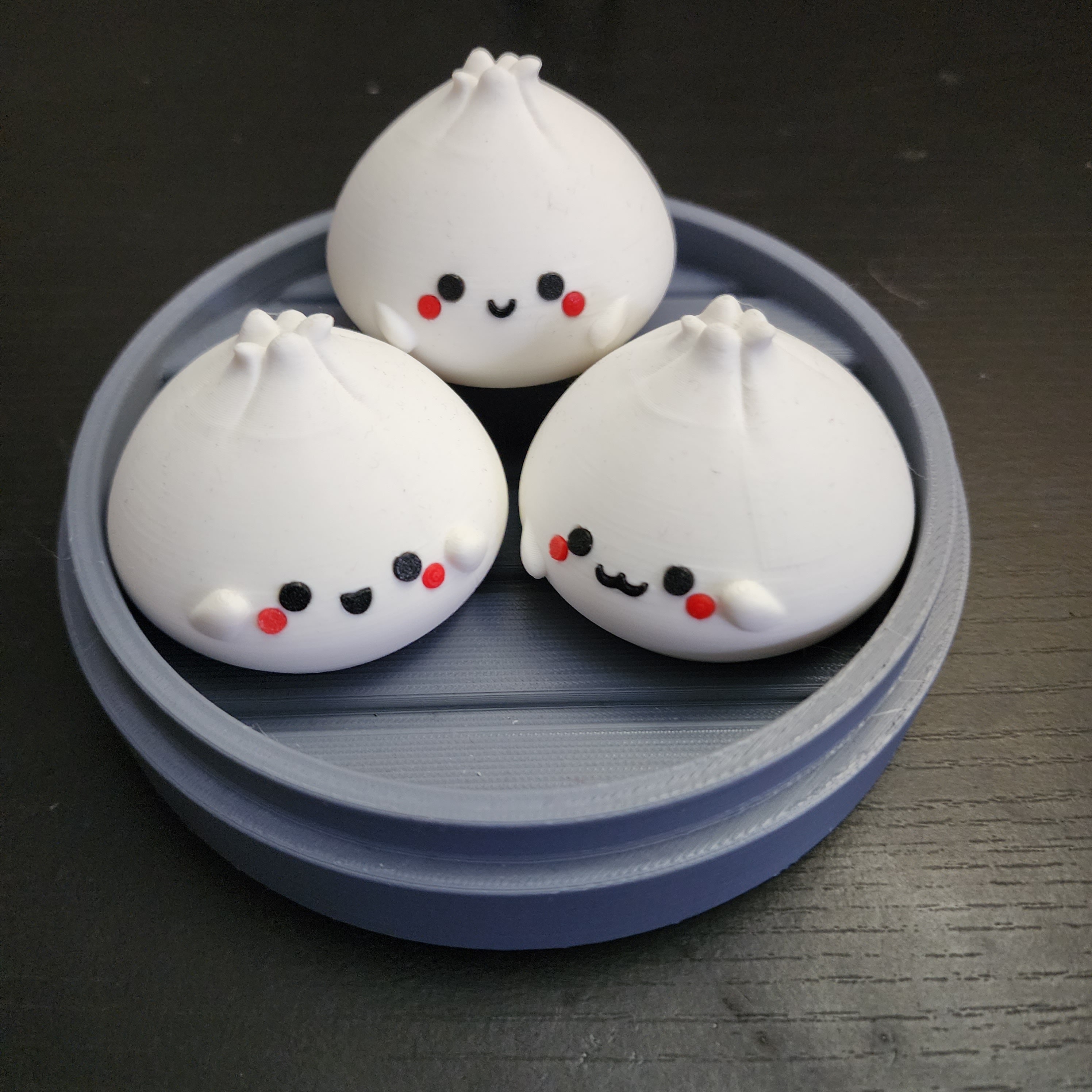 Kawaii Dim Sum in a Basket 3d Printed - Etsy