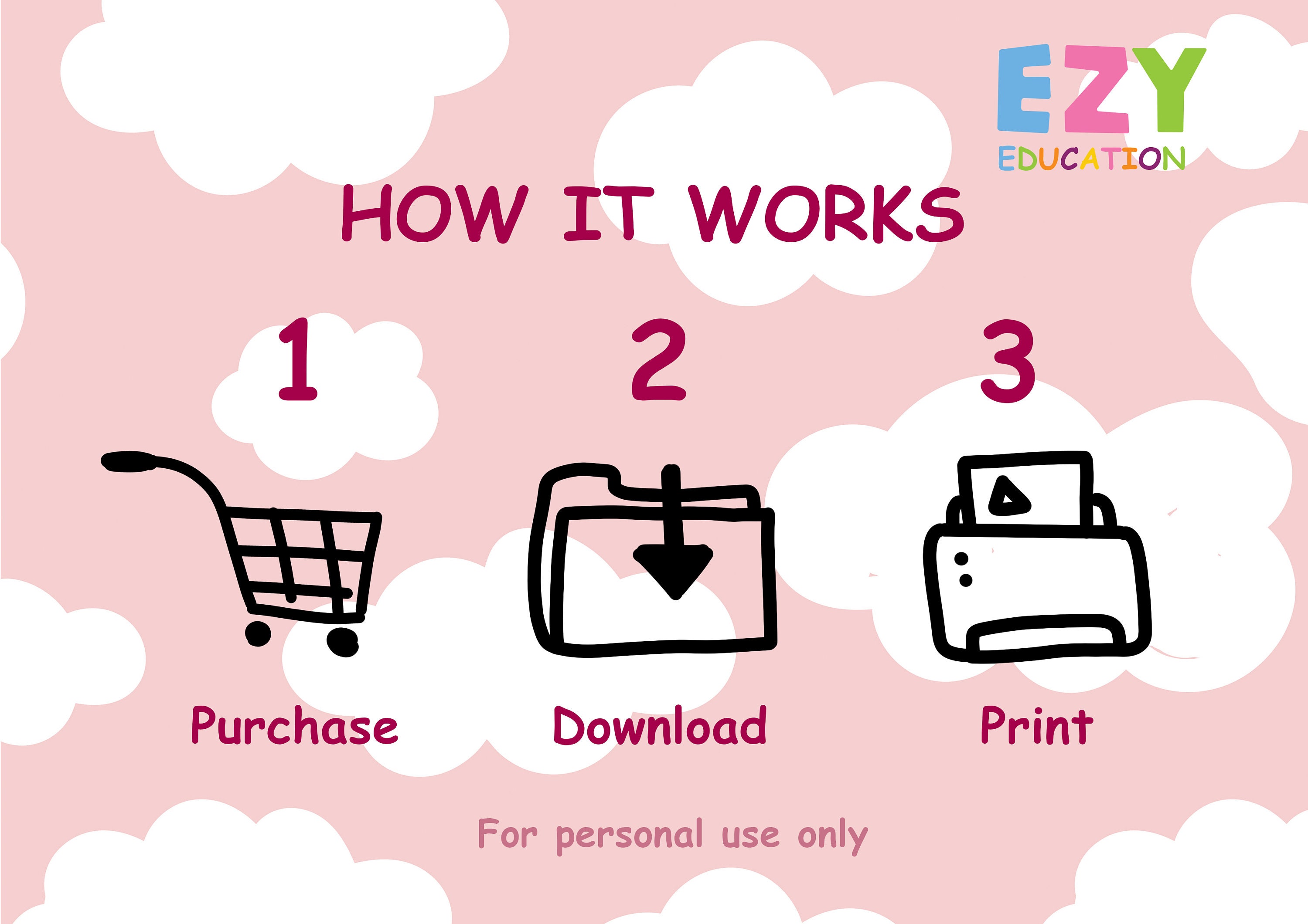 Fun & Educational Preschool Cut and Paste Worksheets Learning Numbers ...