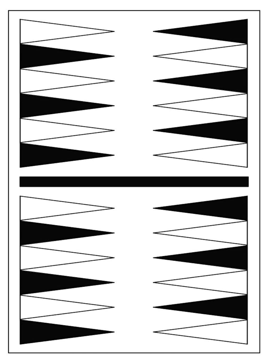 Backgammon Game Board File .svg .png .pdf - Etsy