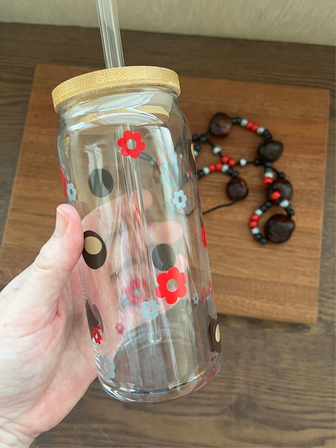 Ohio State Buckeyes Beer Can Glass 20oz Iced Coffee Glass Ohio State ...