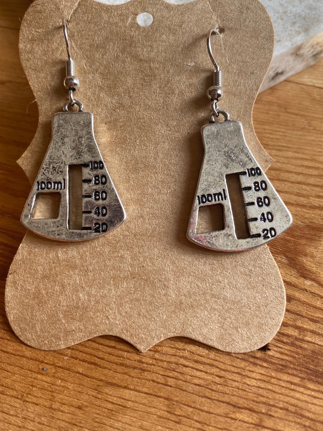 Erlenmeyer Flask Earrings – Science STEM Jewelry - Etsy